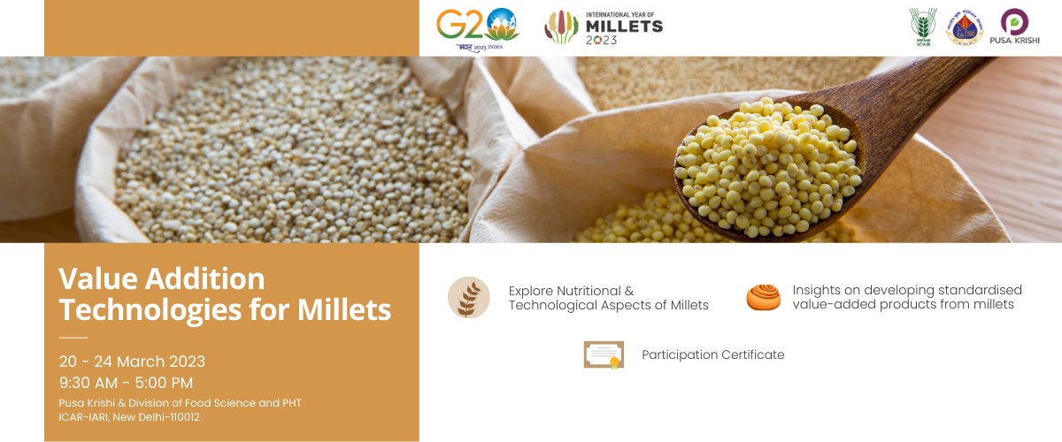 Technologies for Millets – Pusa Krishi